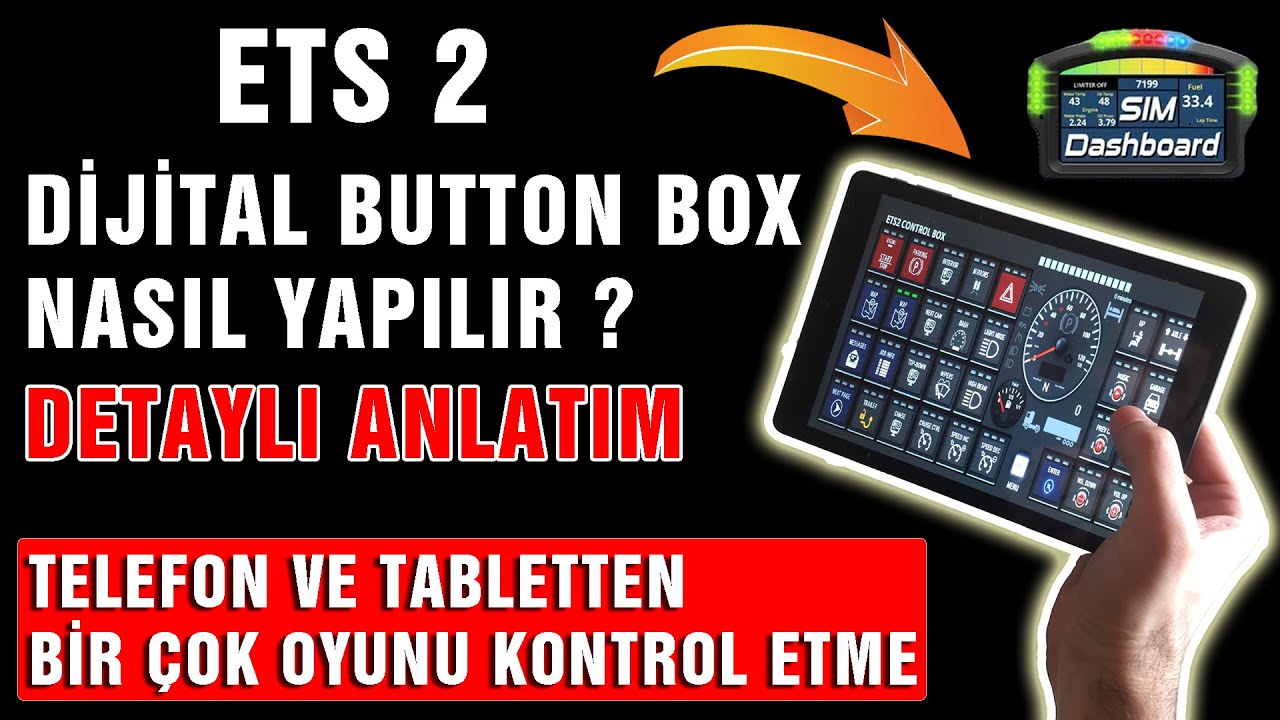 ETS 2 DİJİTAL BUTTON BOX NASIL YAPILIR !! ETS 2 VE DİĞER OYUNLARI ...