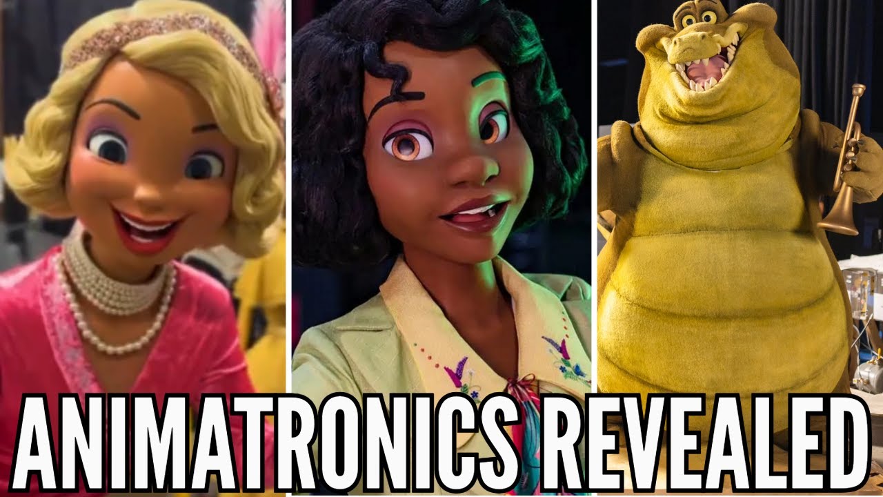Tianas Bayou Adventure Animatronics Revealed Youtube