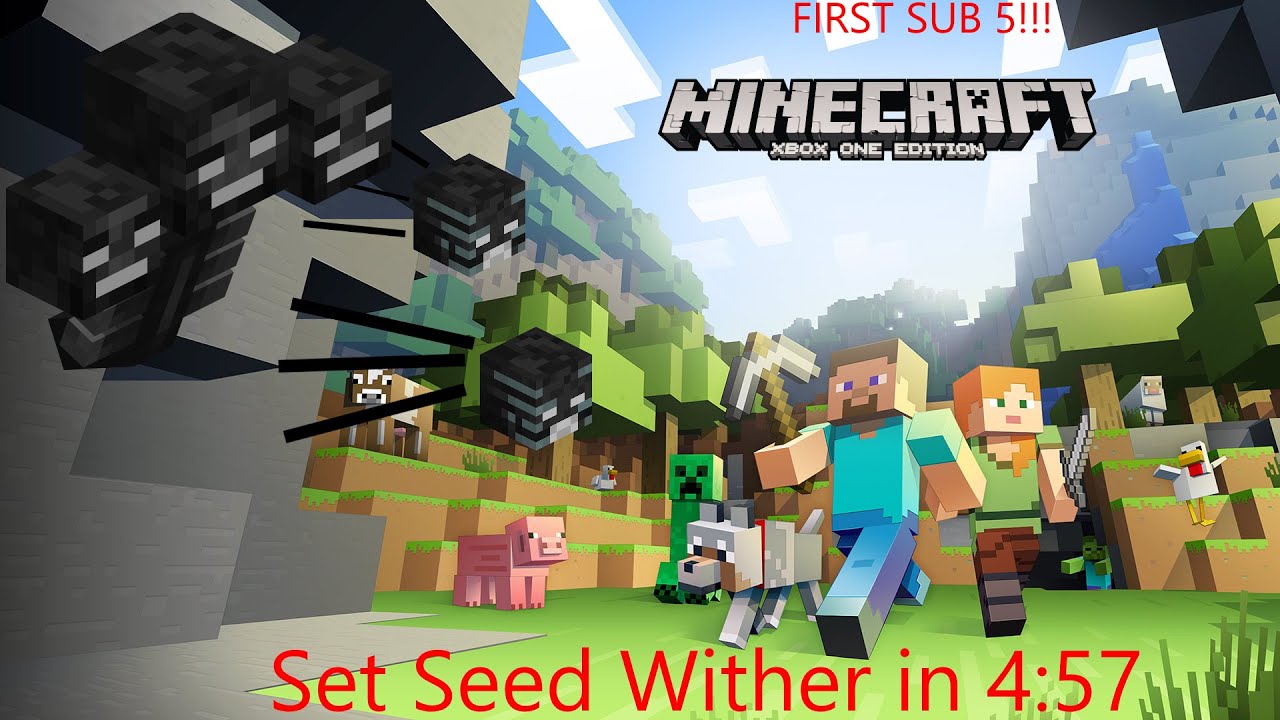 [WR] Wither% Set Seed in 4:57 | Minecraft Legacy Console Edition - YouTube