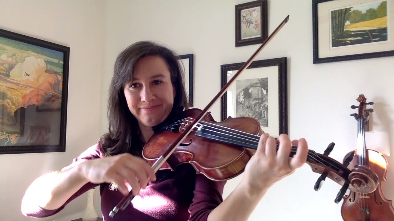 What Child Is This Play-Along Violin Duet: Melody and Harmony - YouTube
