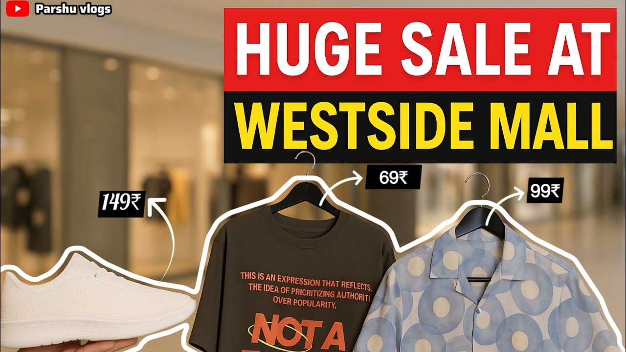 “Chala Westside Madhey Shopping La 🛍️ || Full Store Tour ! Westside Vlog - New Collection👕🤗 ...