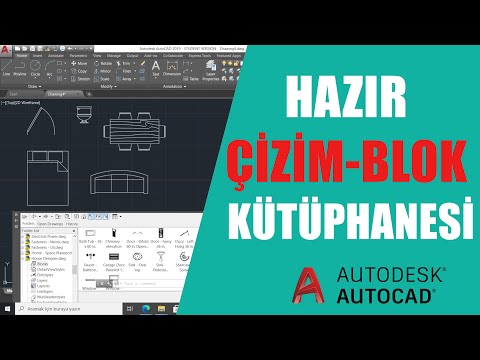 Çoğu Kişinin Bilmediği Autocad Hazır Çizim Kütüphanesi ve Bloklar