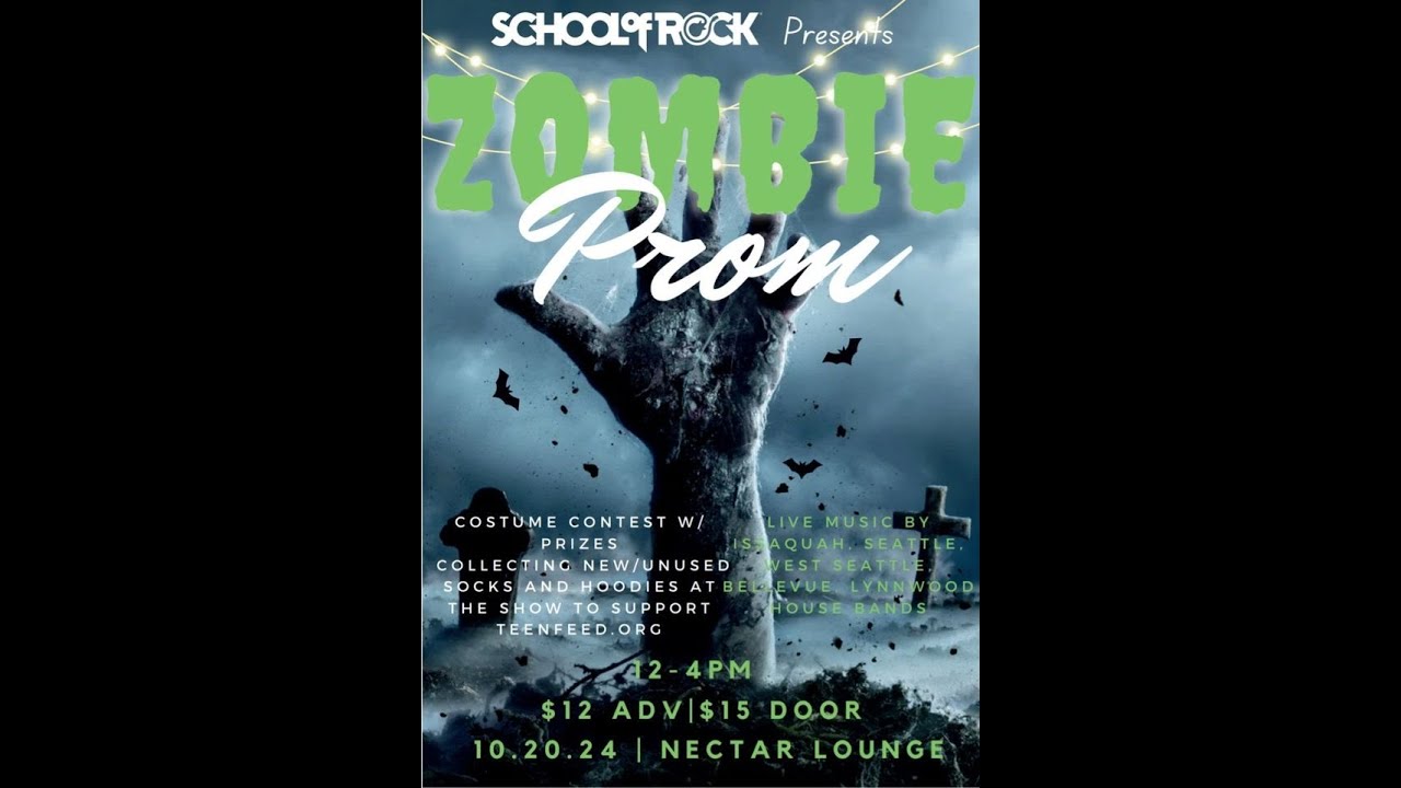 School of Rock Seattle House Band 2024 - Zombie Prom at Nectar Lounge ...