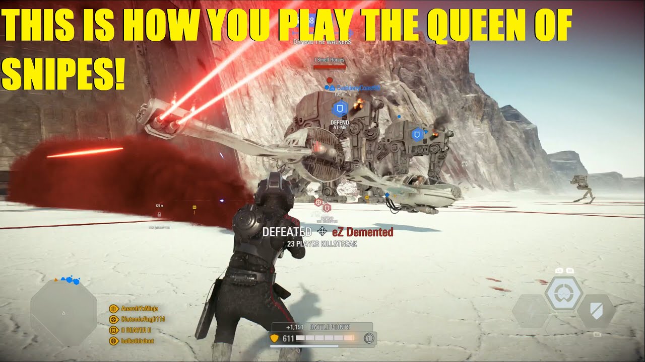 Star Wars Battlefront 2 - Got some great Iden gameplay! Best Sniper in ...