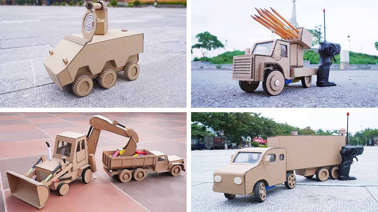 4 Amazing DIY Cardboard Car - Amazing YP-STUDIO DIY - YouTube