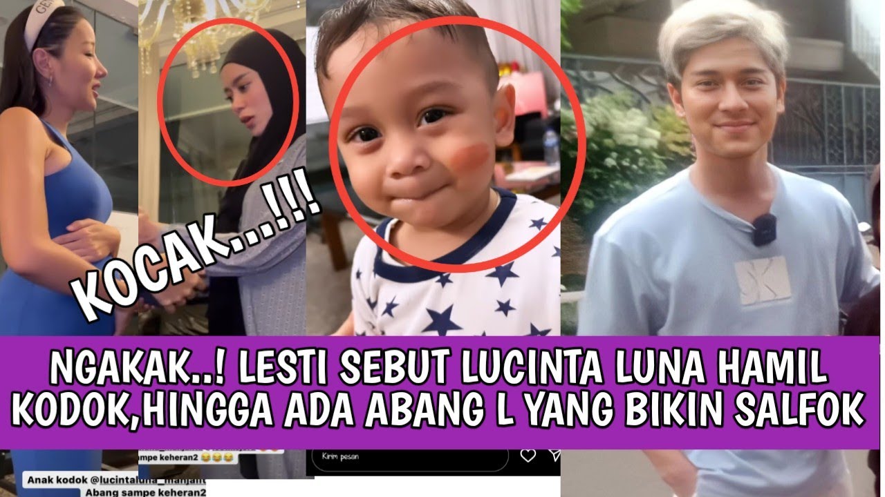 NGAKAK..! LESTI SEBUT LUCINTA LUNA HAMIL KODOK,HINGGA ADA ABANG L YANG ...
