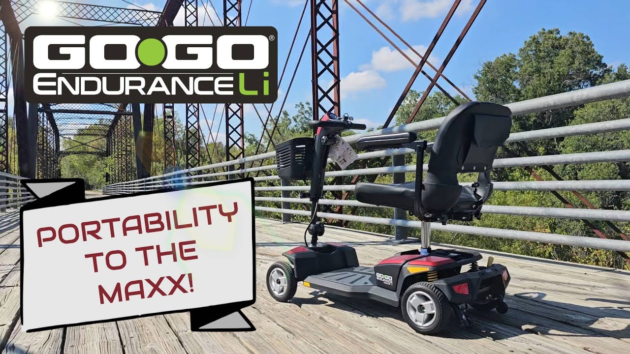 PORTABILITY TO THE MAXX: Pride Mobility Go-Go Endurance Maxx Li Lithium ...