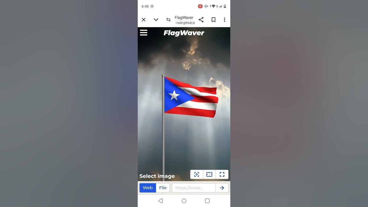 Puerto Rico Flag Waving 🇵🇷 #flagwaver - YouTube