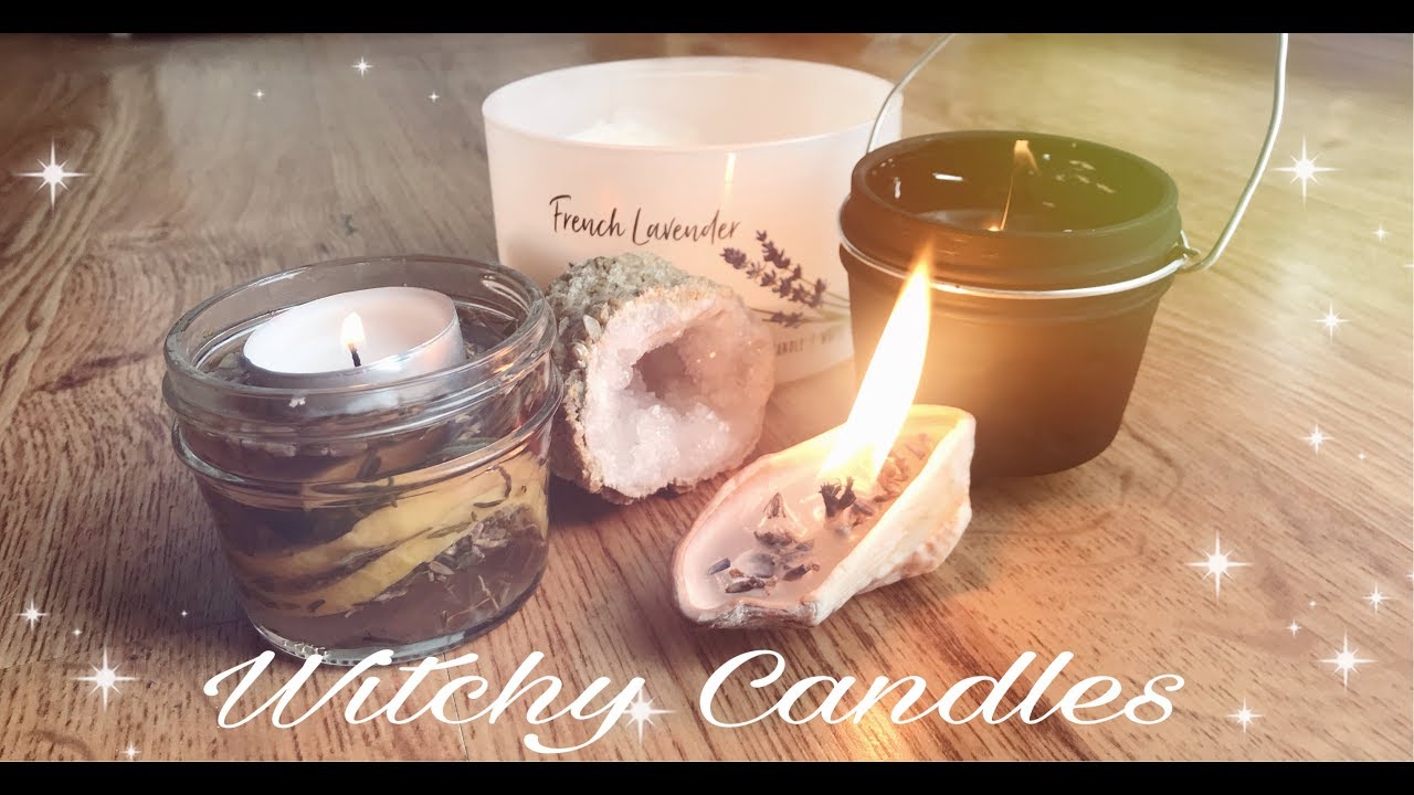 DIY || Witchy Candles - YouTube