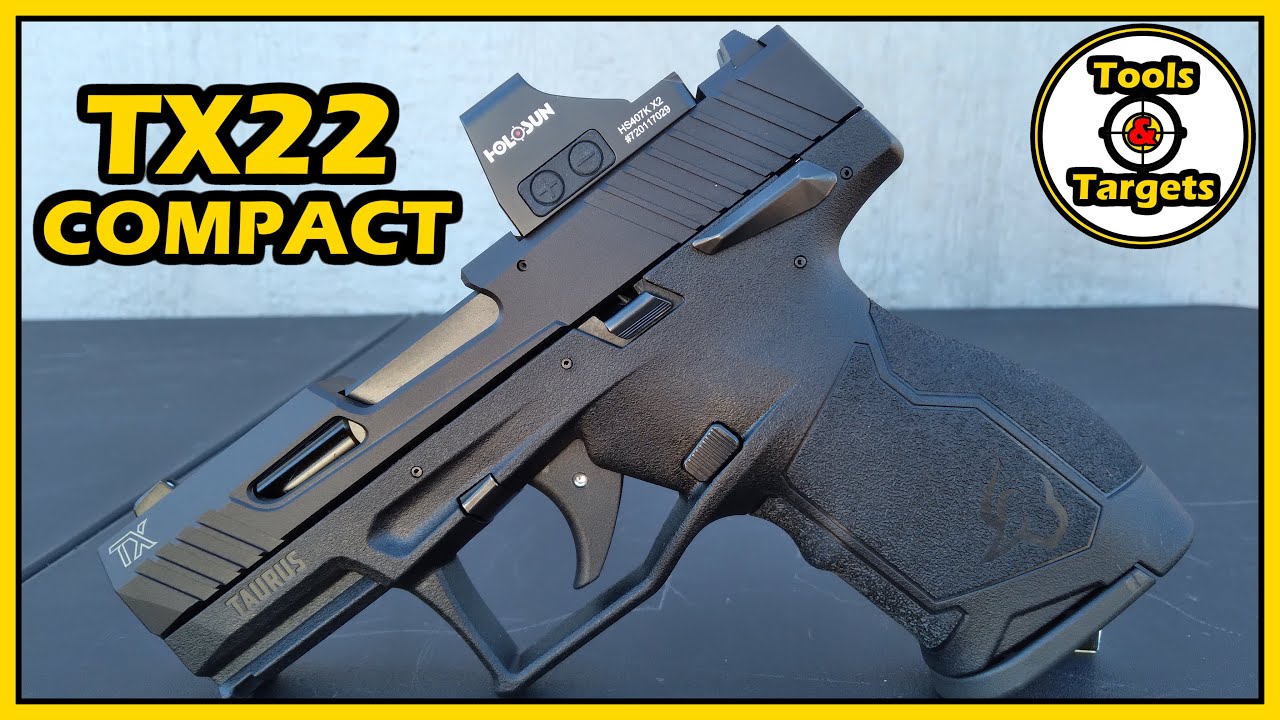 NEW! Taurus TX22 COMPACT!...Quick Range Review - YouTube