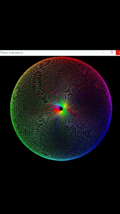 Amazing Graphics in Python #python #coading #viralvideo #shortsfeed - YouTube