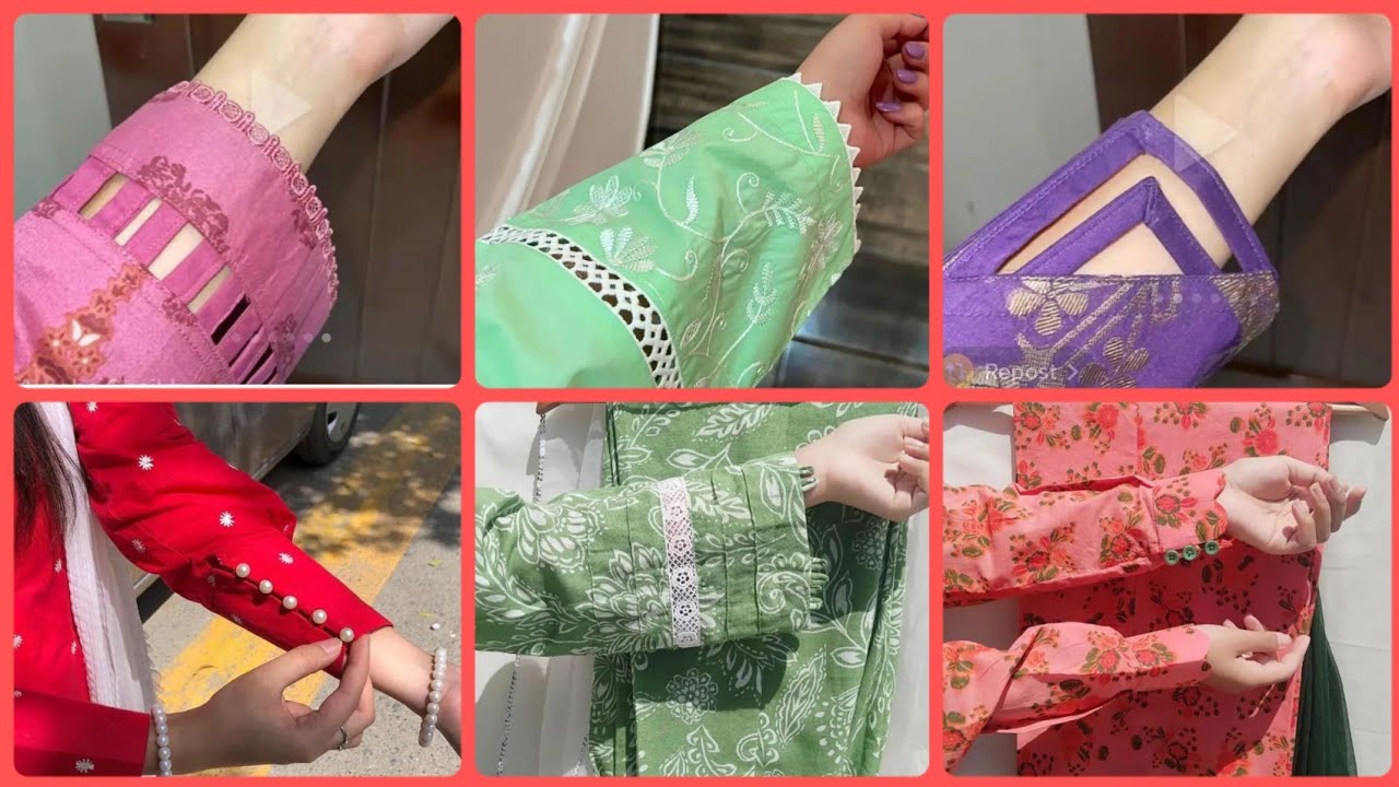 Latest sleeves designing ideas 2023 | bazo design | bajo design ...