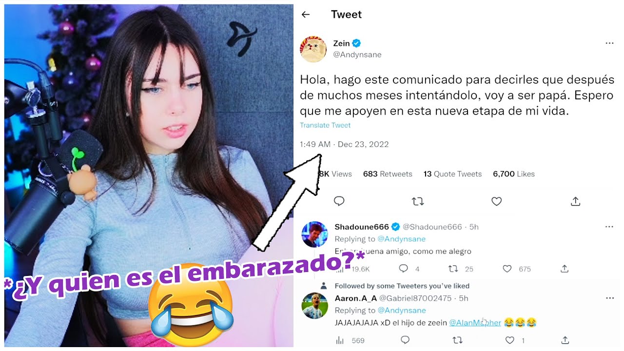 IJenz se entera que Zein va ser papá🤣 - YouTube