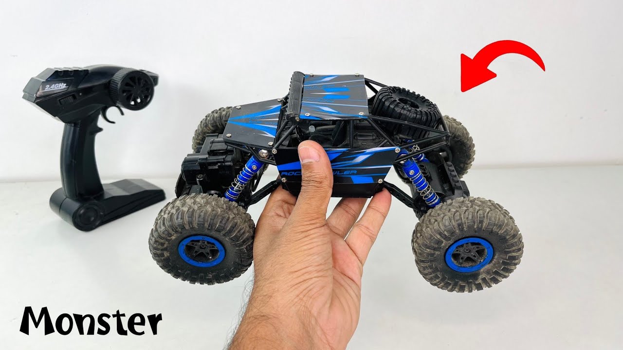RC Monster Car Unboxing & Testing - YouTube