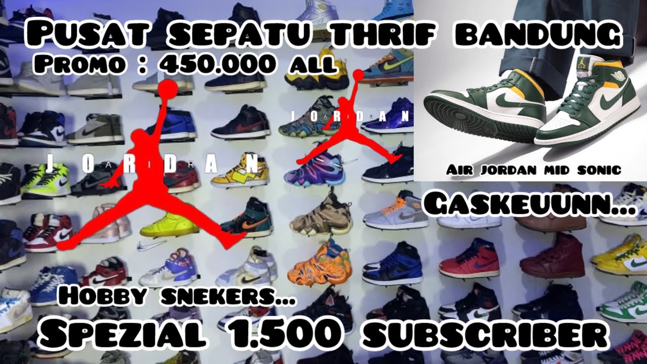 Thrift sepatu branded di kota bandung nike , adidas , new balance ...