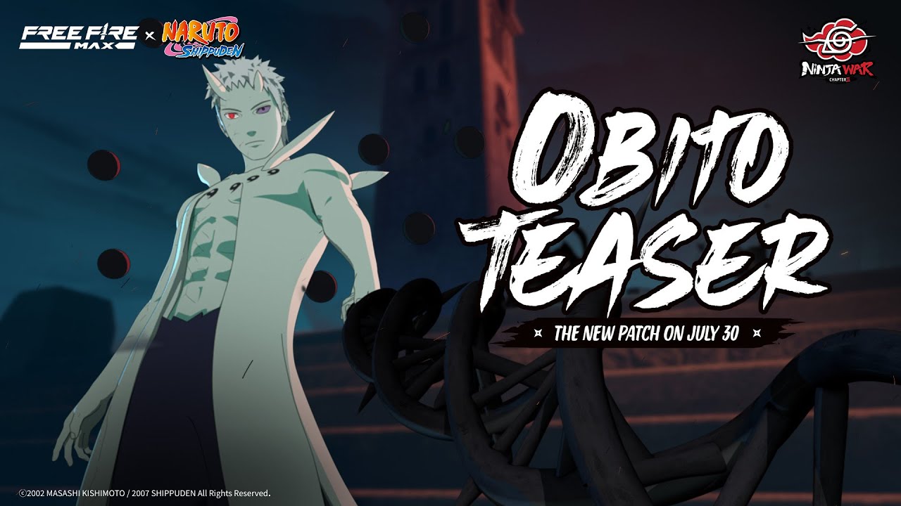 Obito Teaser | Lost Savior | Free Fire MAX x NARUTO SHIPPUDEN | Free ...