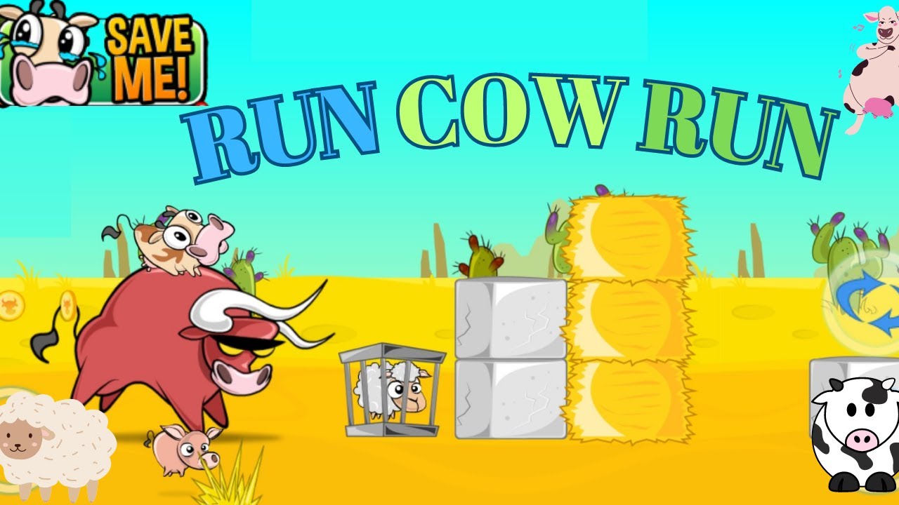 Run Cow Run | Running Bull | Running Cow | Run Cow Run Gameplay ...