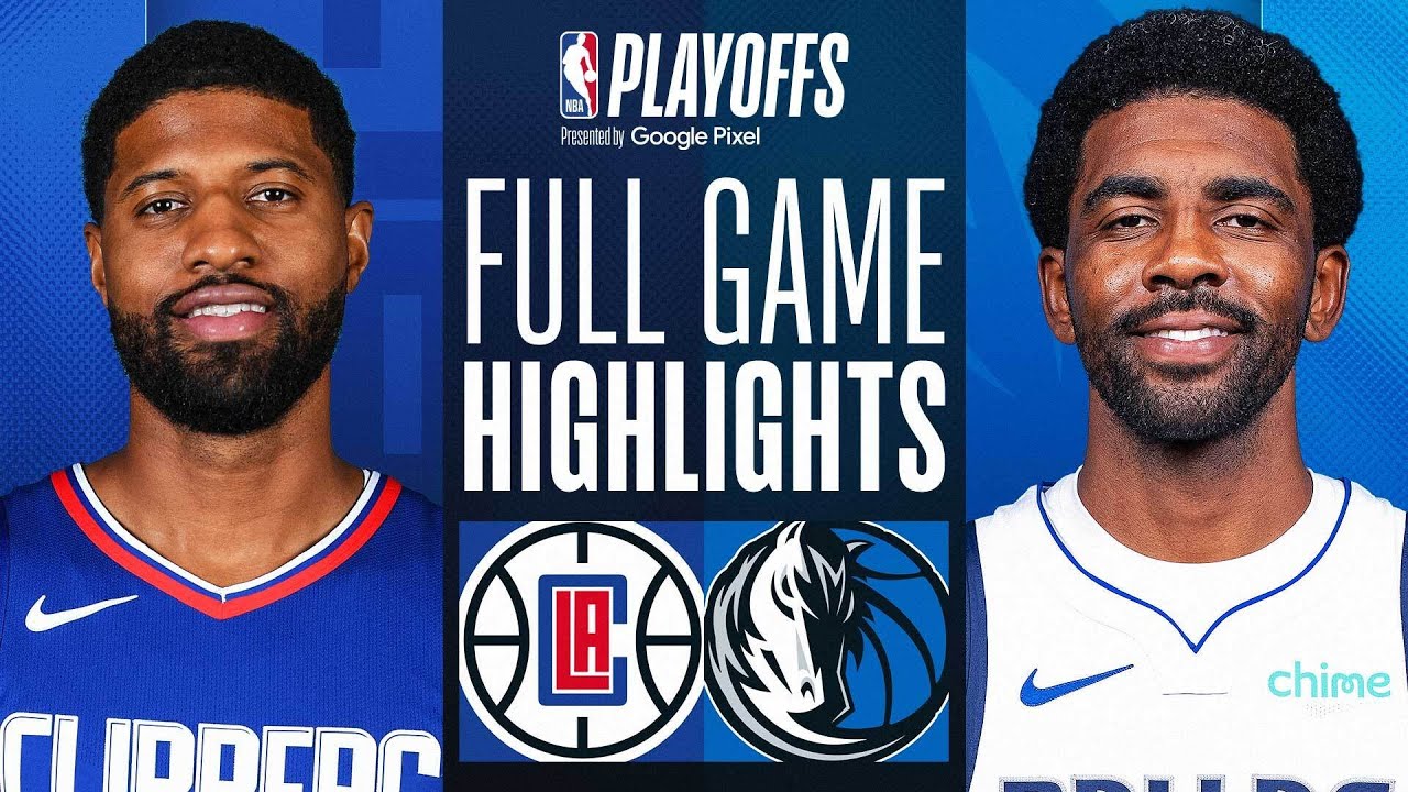 #4 CLIPPERS at #5 MAVERICKS | FULL GAME 4 HIGHLIGHTS | April 28, 2024 - YouTube