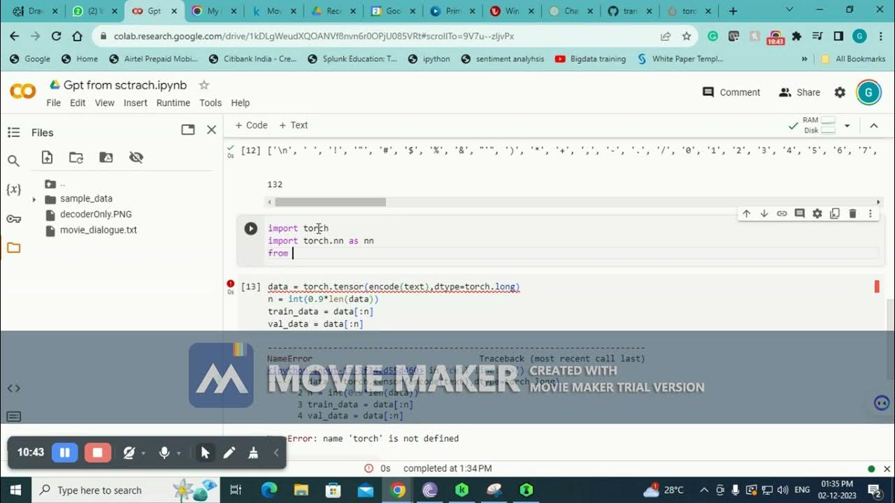 GPT from scratch - DIY gpt for cinema dialogue - YouTube