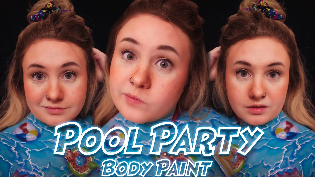 Creating a Pool Party with Body Paint - YouTube