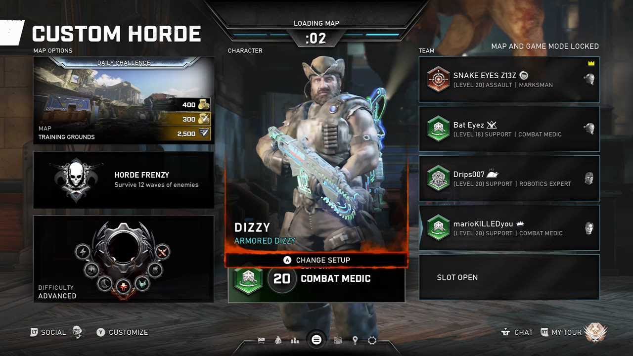 Gears 5, Training Grounds, Advanced, Combat Medic, 02-12 FRENZY, Dizzy ...