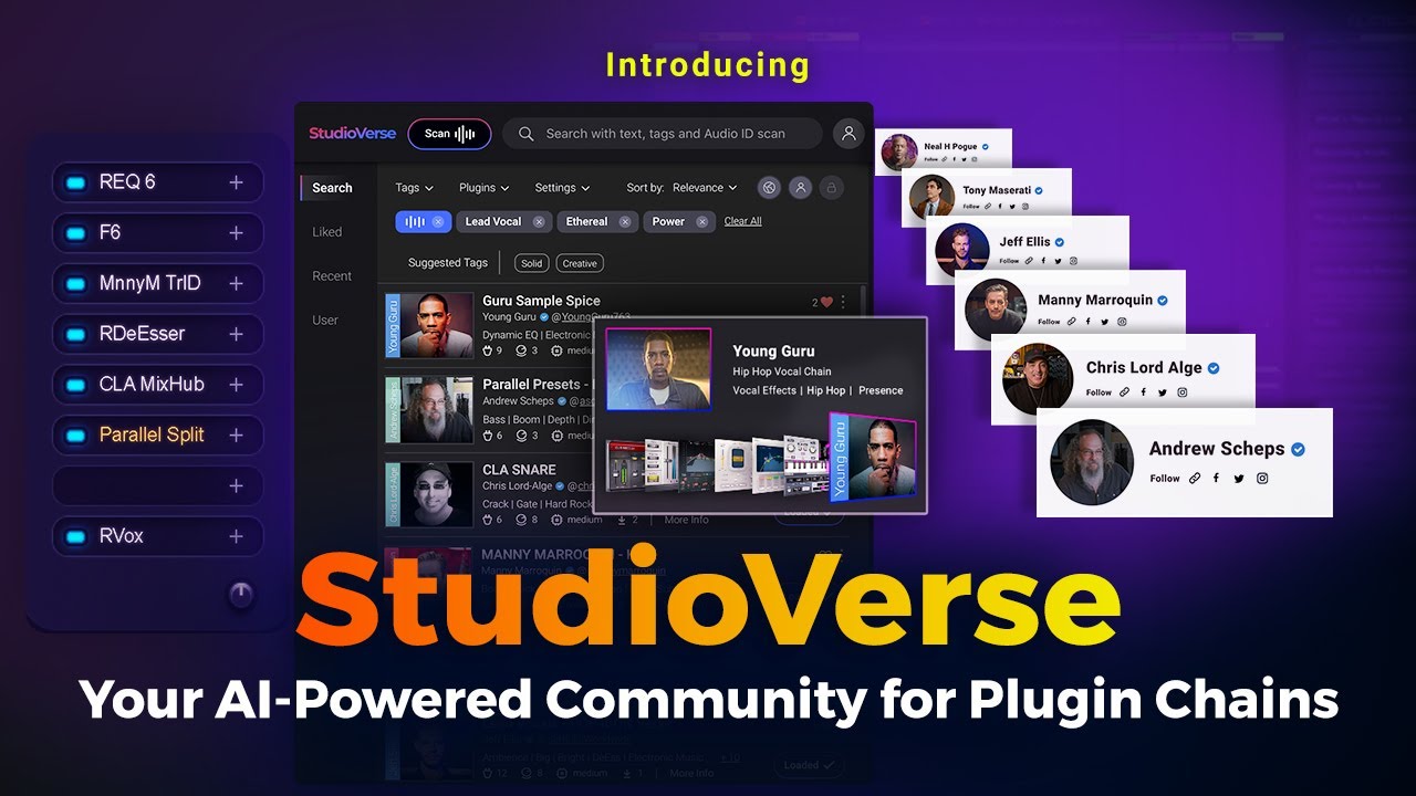 NEW! 📢 StudioVerse: Your AI-Powered Community for Plugin Chains - YouTube