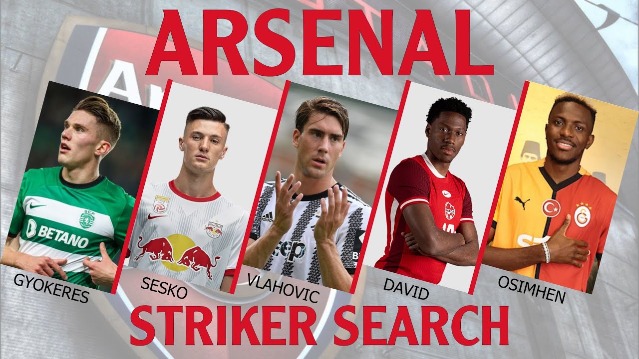 Arsenal Striker Search - YouTube