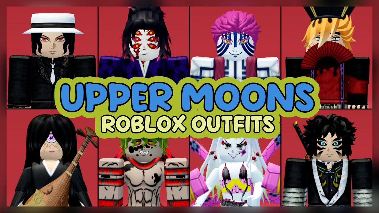 UPPER MOON / KIZUKI ROBLOX OUTFITS ( DEMON SLAYER ) - ROBLOX INDONESIA ...