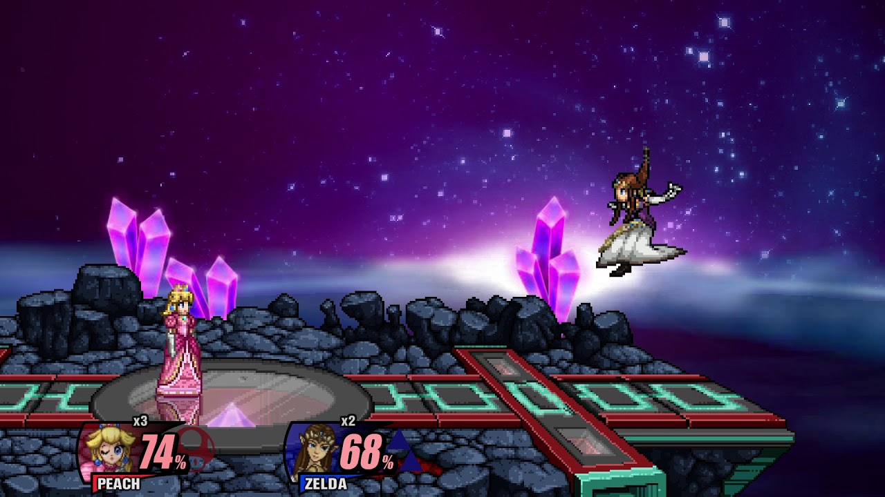 SSF2 Battles: Peach vs. Zelda - YouTube