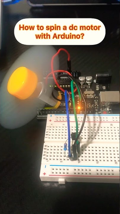 How to spin a dc motor with Arduino? #arduino #technology #electronics ...