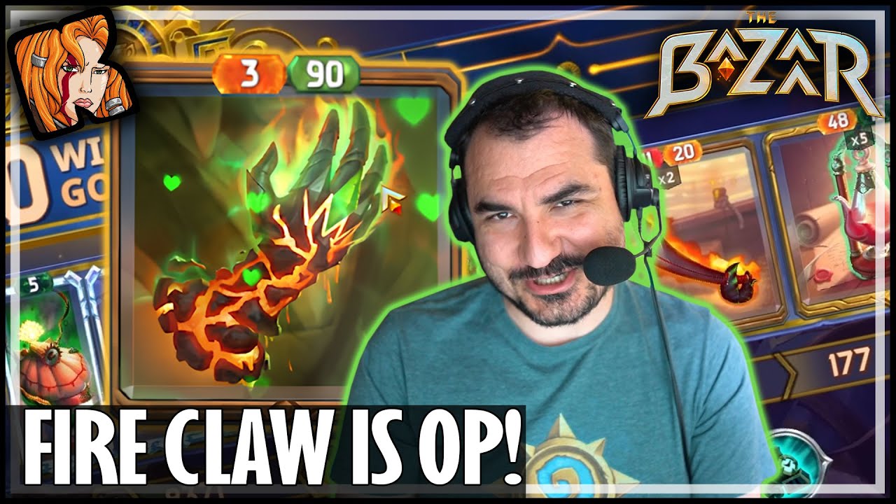 FIRE CLAW IS A SUPER-CARRY! - The Bazaar - YouTube