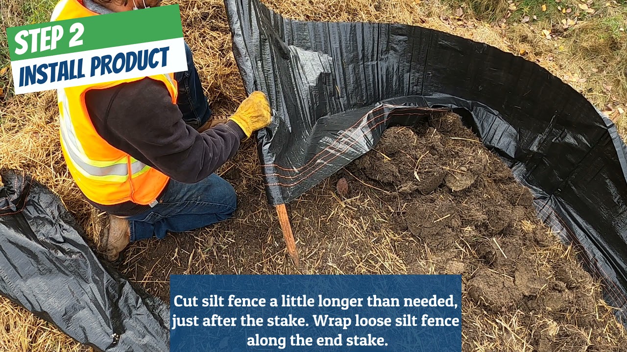 ESC Training: Silt Fence - YouTube