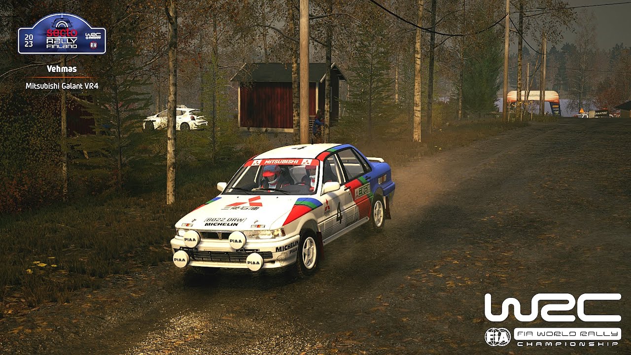 EA Sports WRC🏁 Heavy Rain Best Time - Mitsubishi Galant VR4 - Rally ...