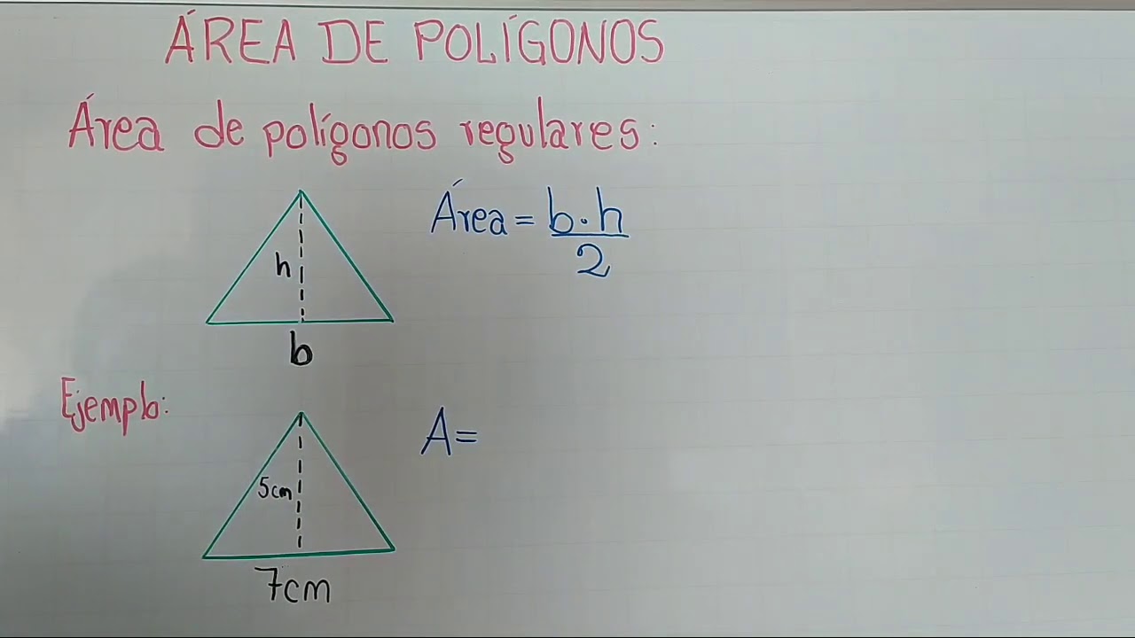 ÁREA DE POLÍGONOS REGULARES - YouTube