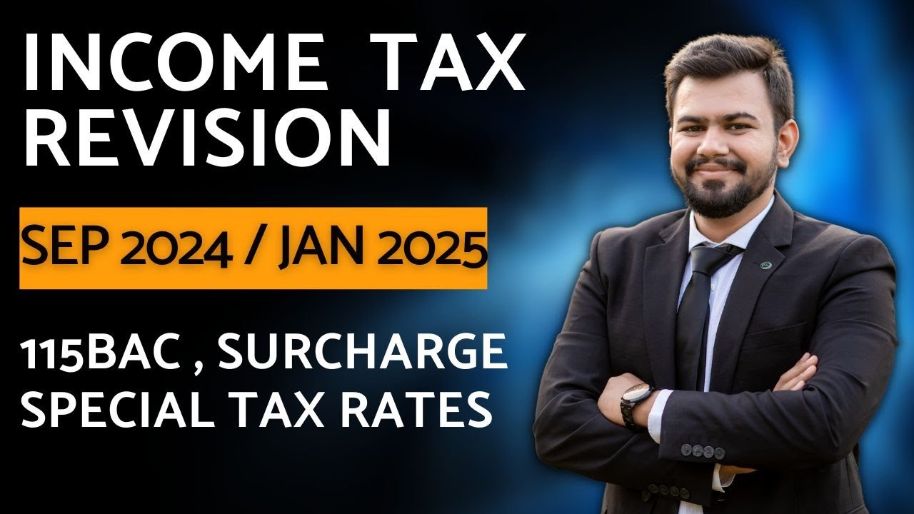 18 | CA Inter Income Tax Revision Sep 24 /Jan 25 in English | 115BAC ...