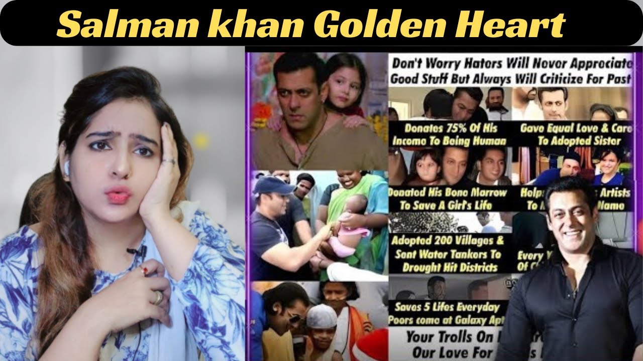 Pakistani Reaction on Salman Khan’s Golden Heart Moments 💛 | Fans ...