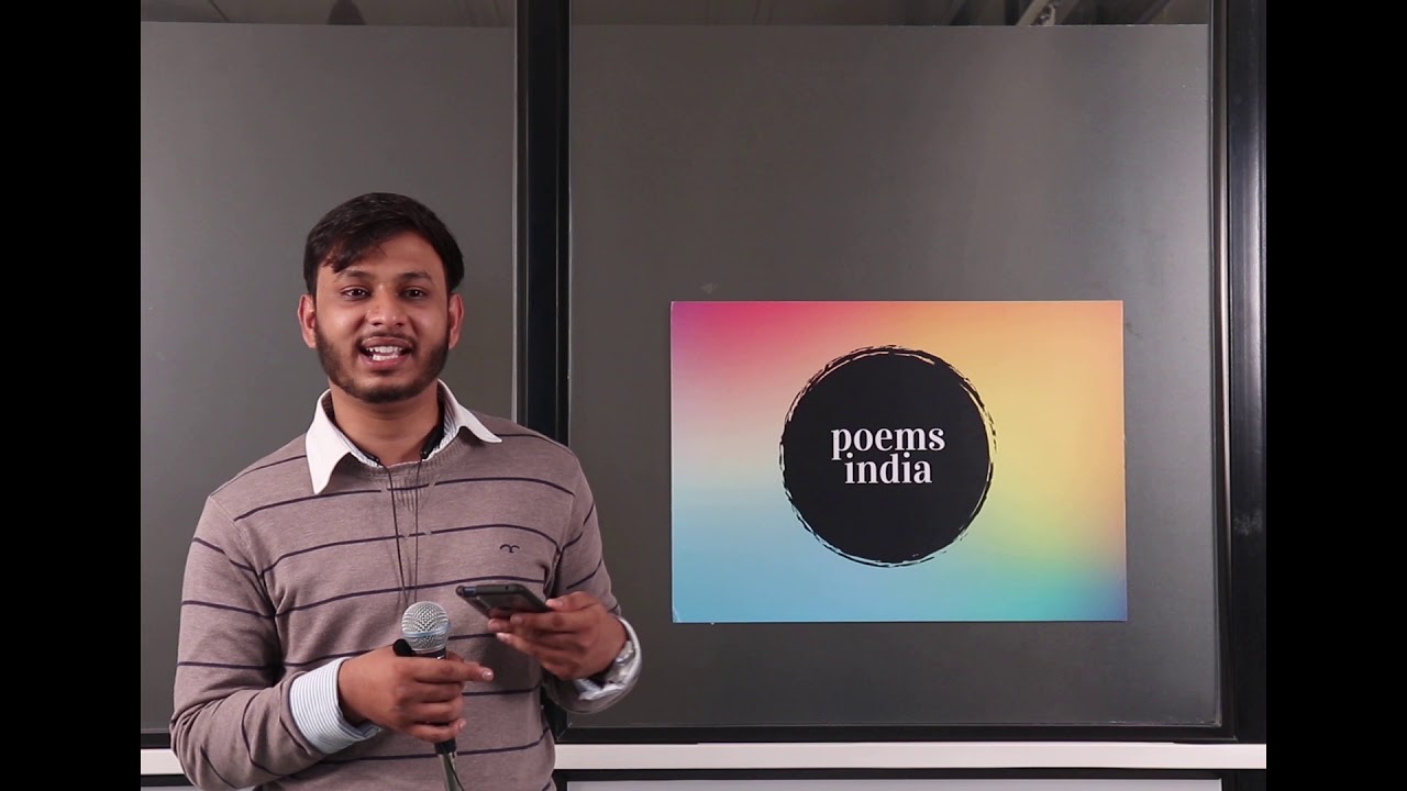 Parth Jaiswal | Poems India - The Stage is Yours, November 2019 - YouTube