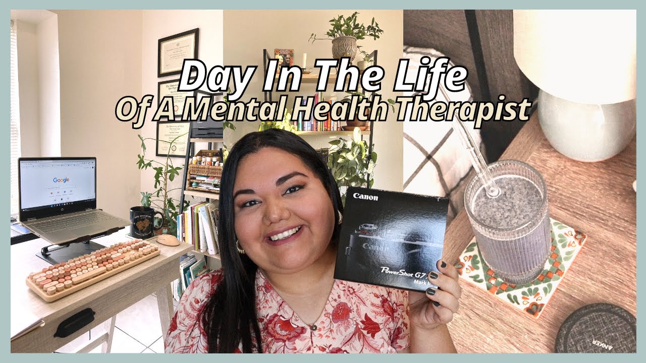 Day In The Life of A Virtual Mental Health Therapist | Unboxing My New ...