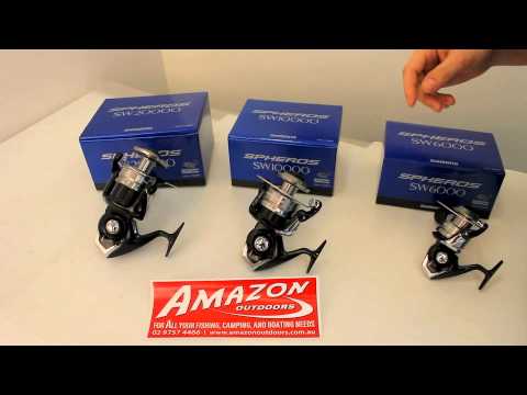 Shimano Spheros SW 6000 /10000 / 20000 Fishing Reels - Amazon Outdoors ...