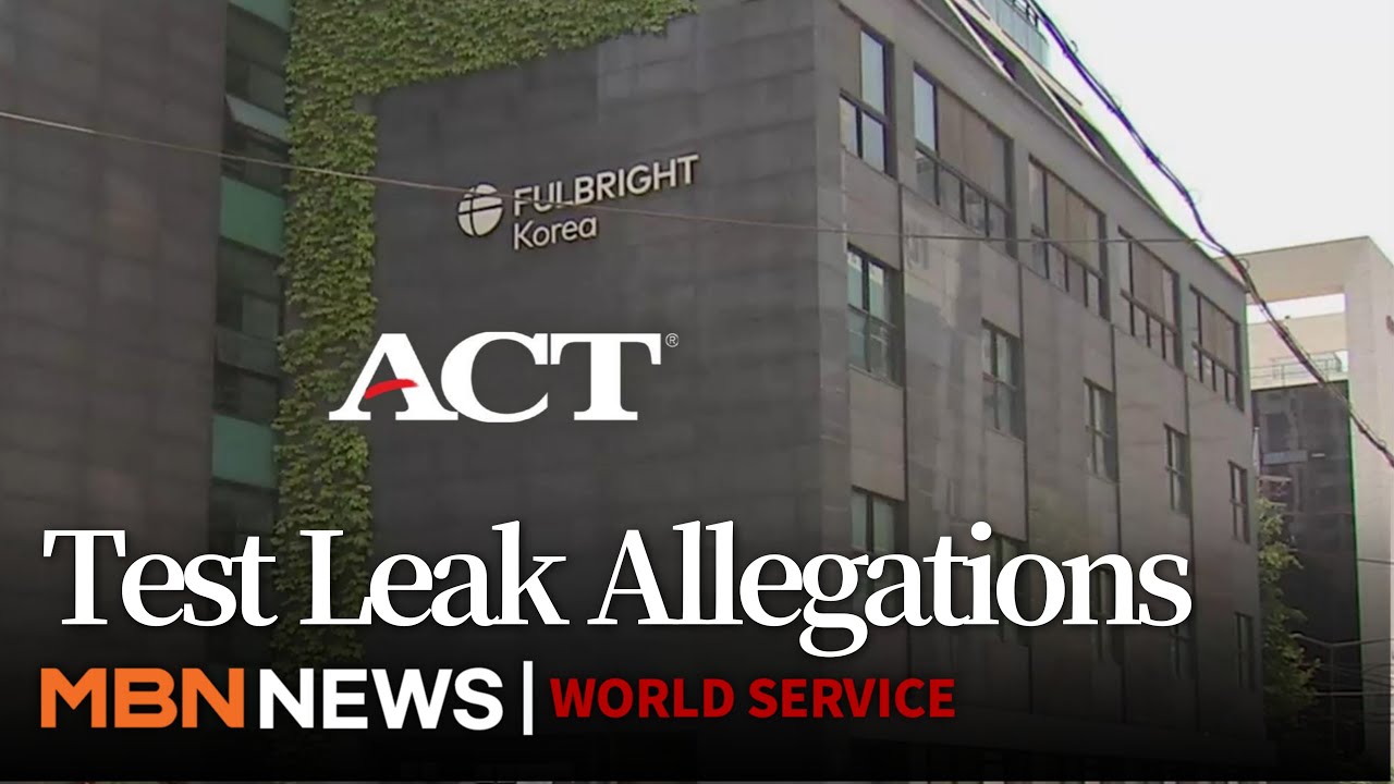 [Exclusive] ACT Leak in Korea Sparks Police Probe and Exam Scandal [MBN News7] - YouTube