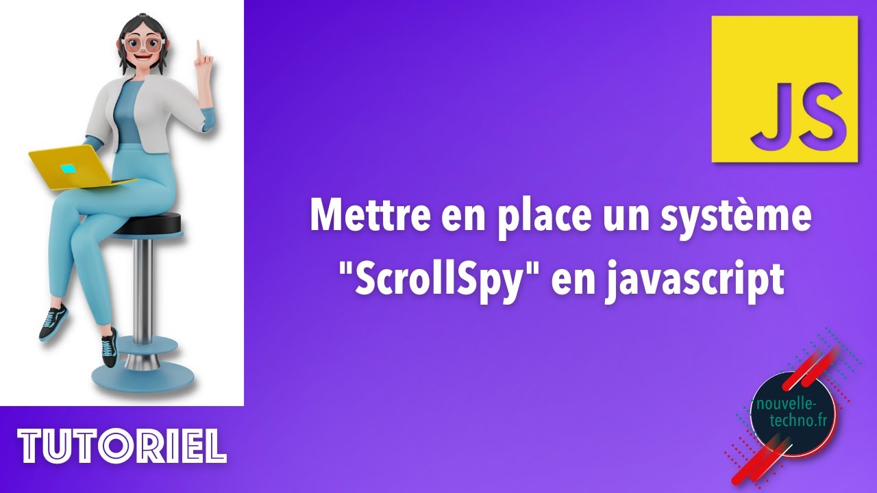Système "ScrollSpy" sur une page - YouTube