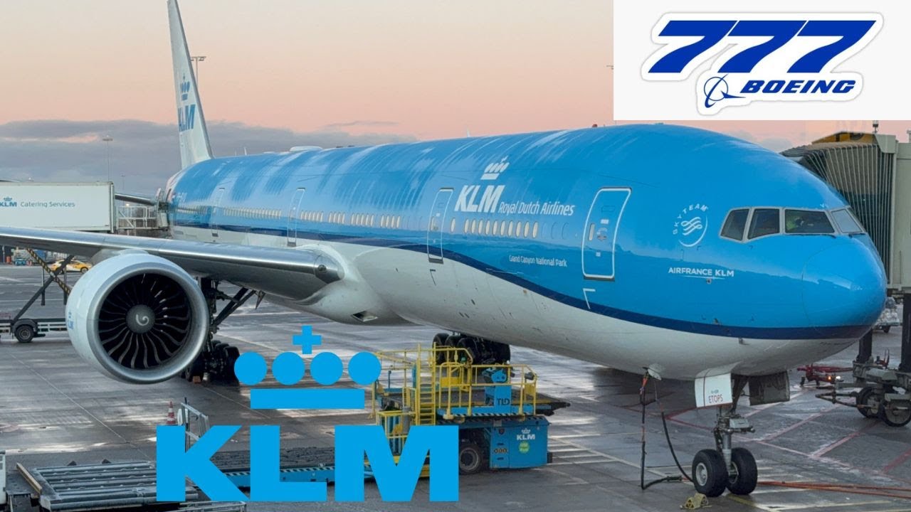 KLM Royal Dutch Airlines Boeing 777-300ER 🇳🇱 Amsterdam to Atlanta 🇺🇸 ...