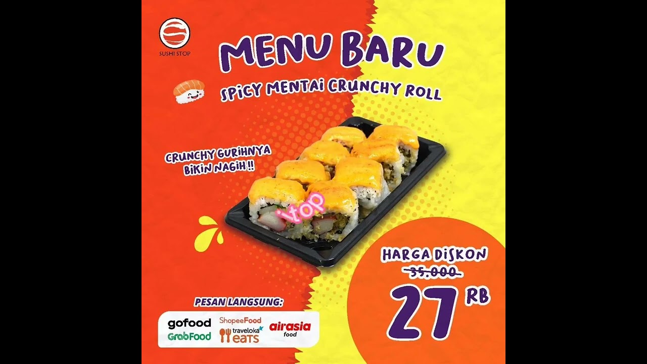 Promo Menu Baru Sushitop - YouTube