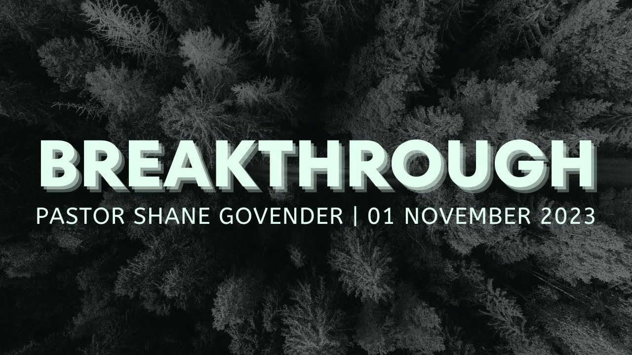 Breakthrough Worship | Pastor Shane Govender - YouTube