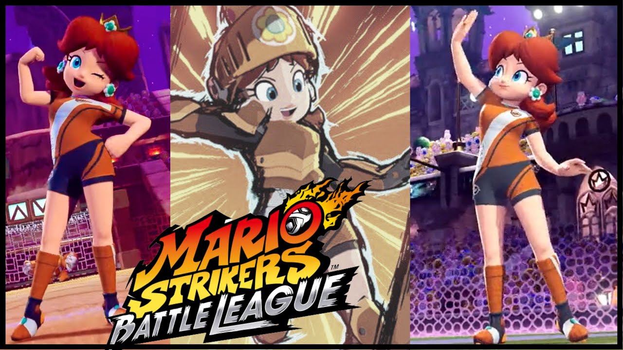 Daisy in Mario Strikers: Battle League (Reveal Trailer) - YouTube