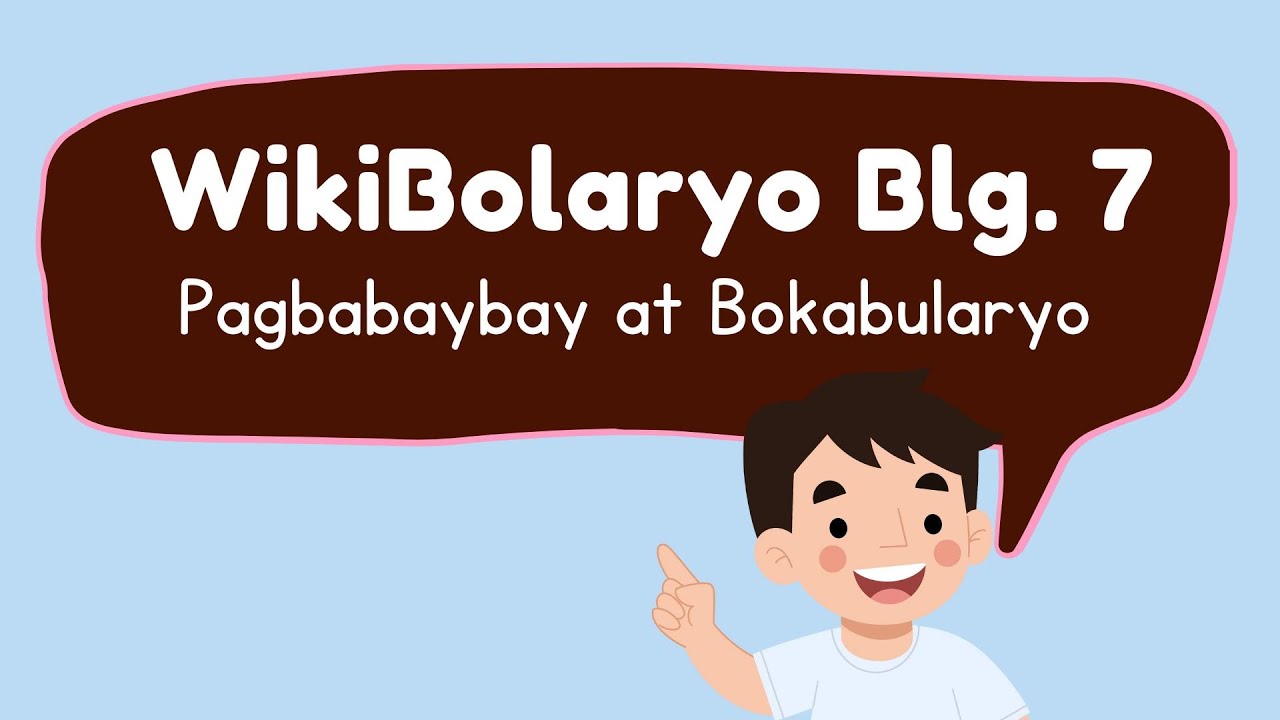 Pagbabaybay ng salita - WikiFilipino:WikiBolaryo 7 (10 item spelling ...