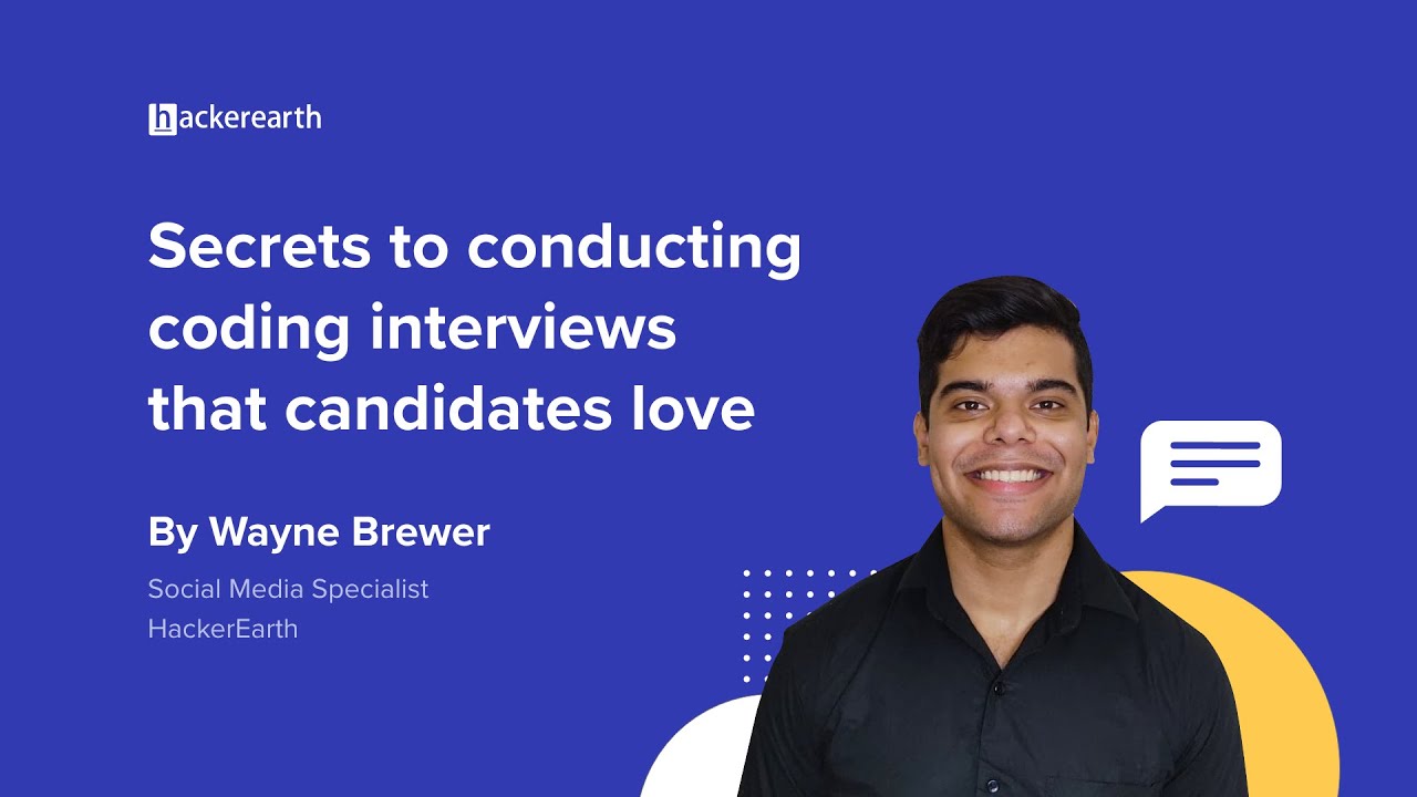 Secrets to conducting coding interviews that candidates love - YouTube