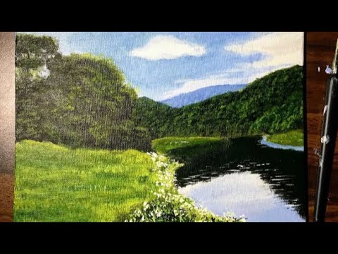 From Sketch to Scenery: Realistic Nature Drawing - YouTube