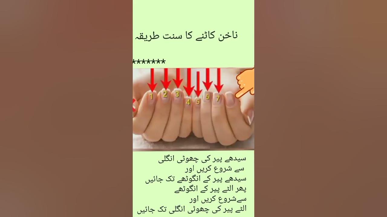Right Way To Cut Nails ناخن کاٹنے کا سنت طریقہ Shorts Youtube