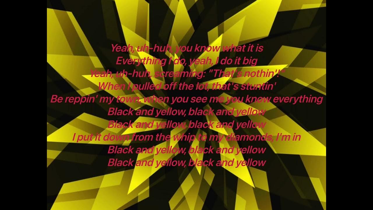 Wiz Khalifa - Black And Yellow (Lyrics Video) - YouTube